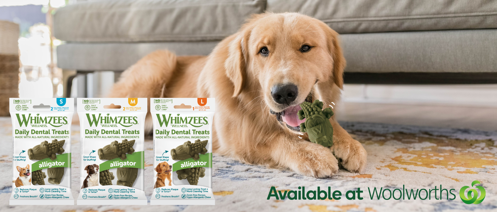 Alligator Woolworths - WHIMZEES Australia & NZ